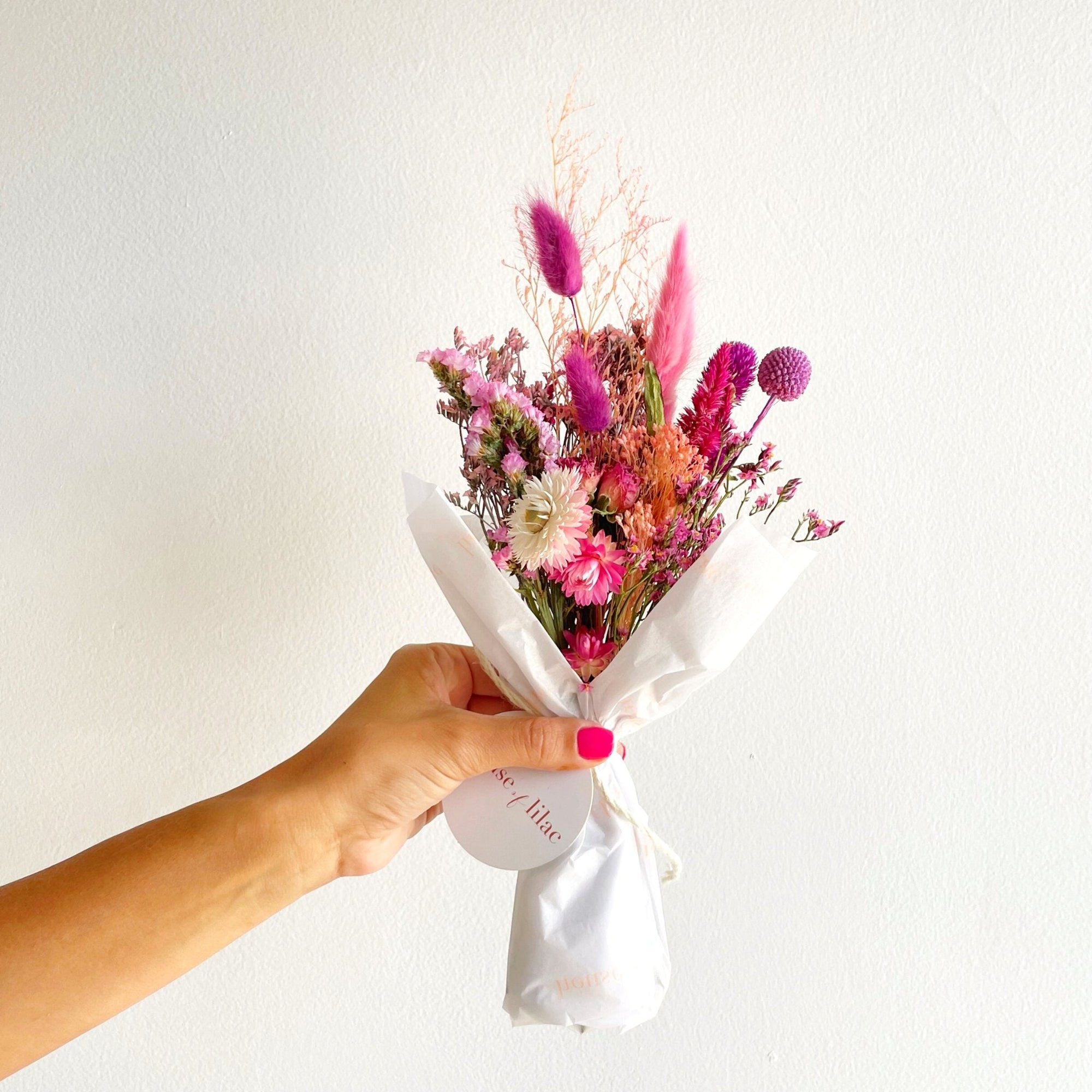 pink large dried flower bundle – houseoflilac