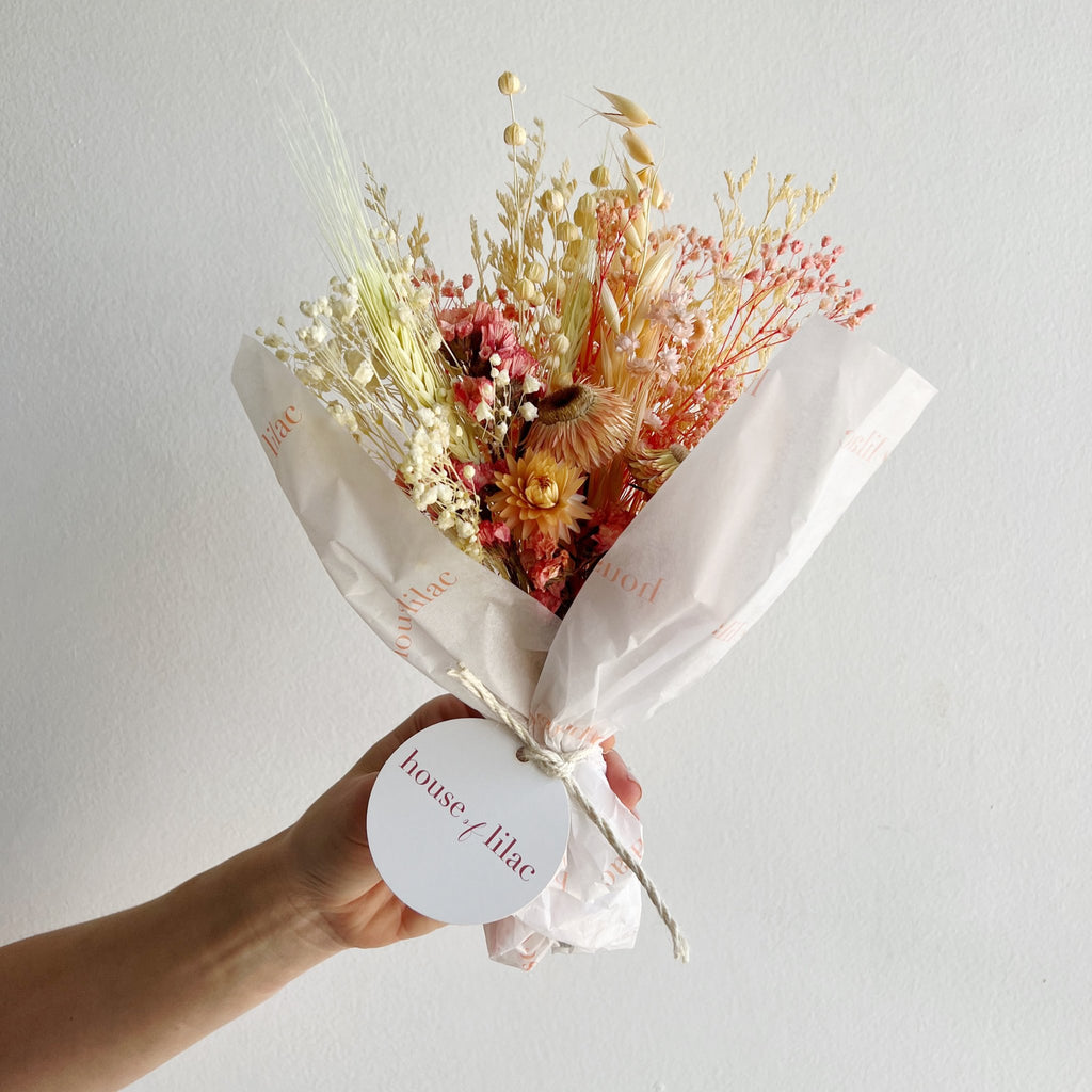 orange yellow large dried flower bundle – houseoflilac